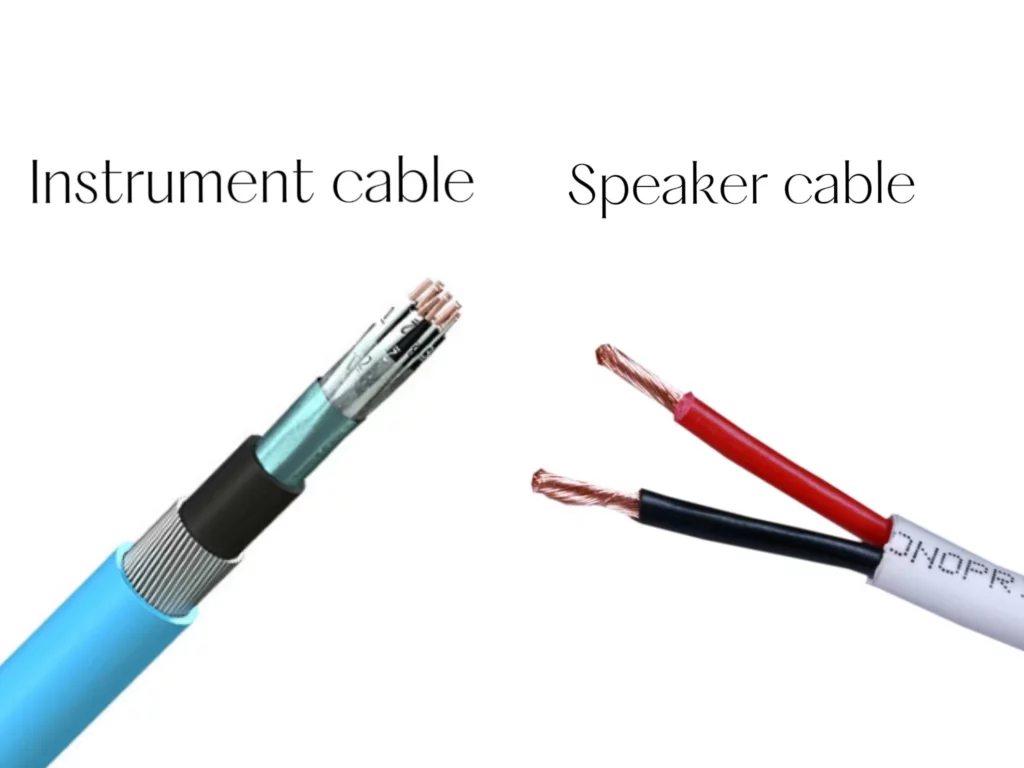 Speaker Cable VS Instrument Cable: Essential Differences to Know